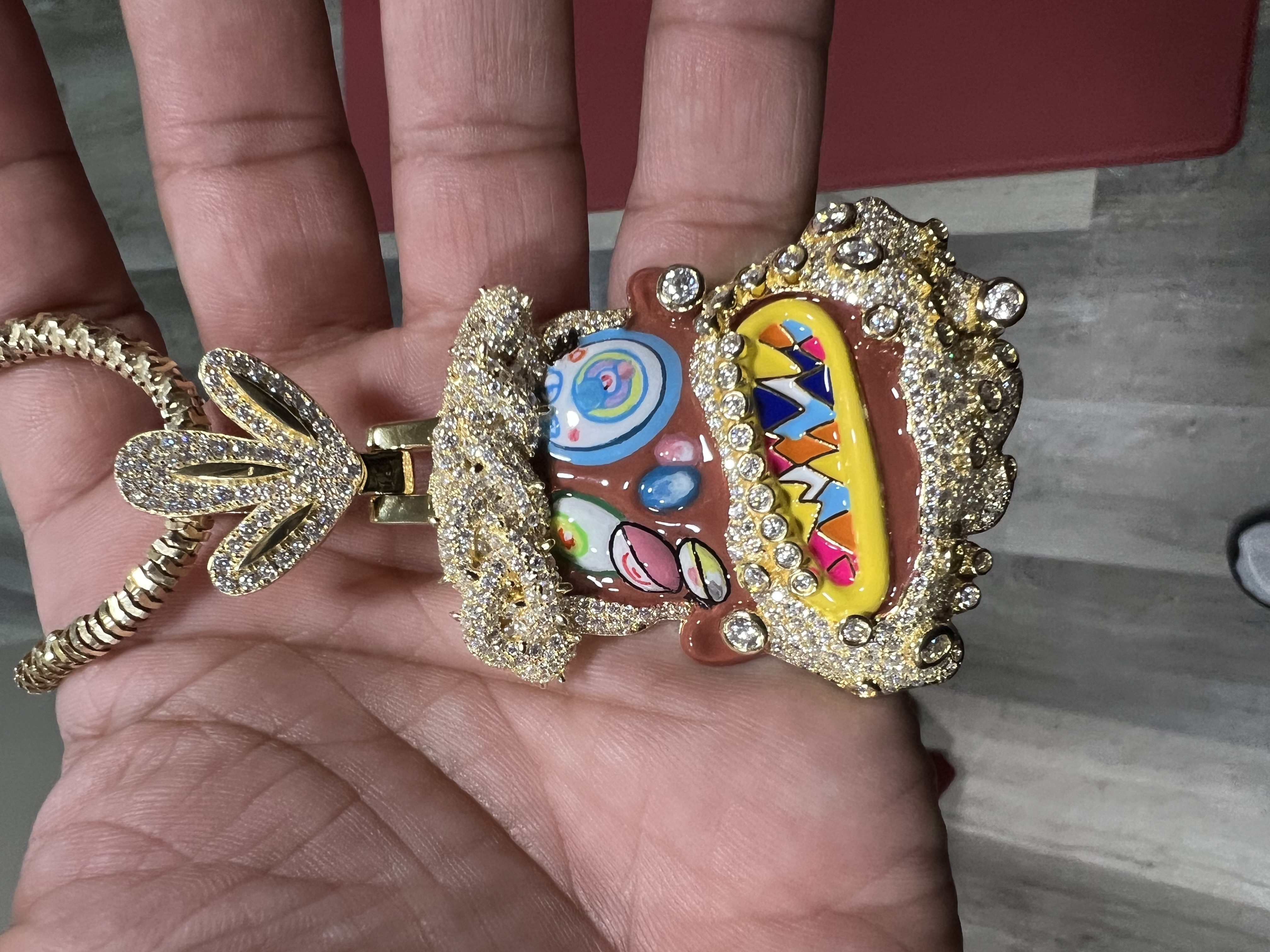Custom Iced Out Dog Tag Pendant - Hip Hop Jewelry – APORRO